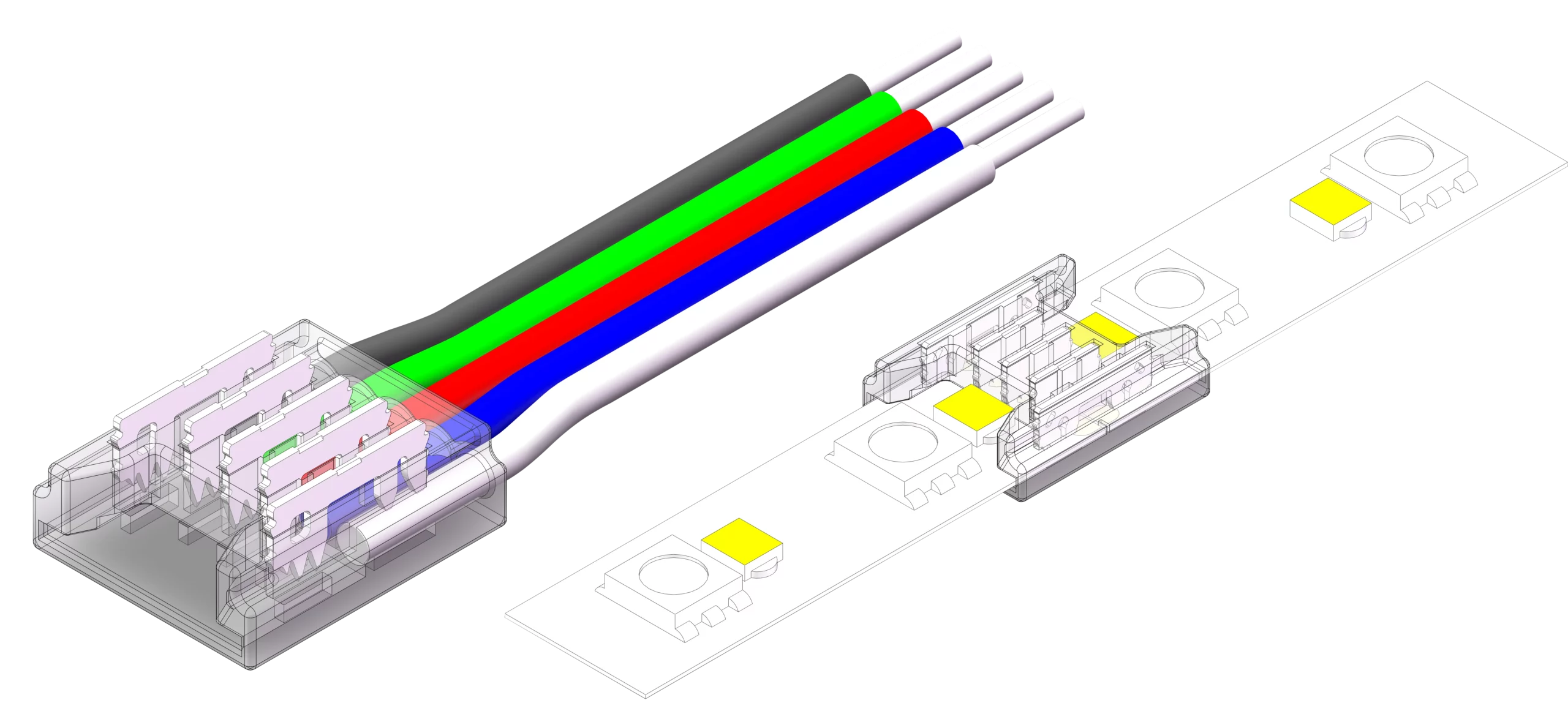 Which Types Connector Is Best For Led Strip Lights - yiford.com
